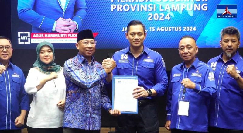 Demokrat Rekomendasi RMD-Jihan di Pilgub Lampung - Beranda Lampung