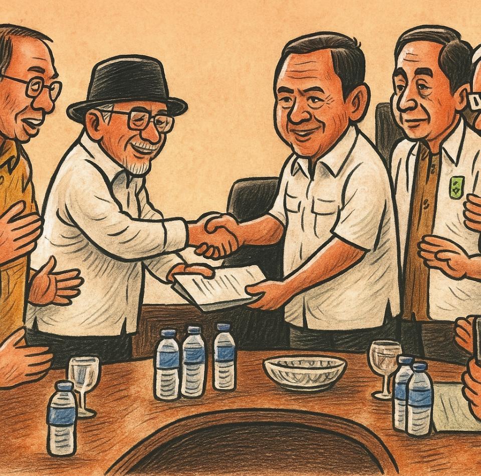 Faishol Djausal Resmi Daftar sebagai Calon Ketua Umum KONI Lampung 2025 ...